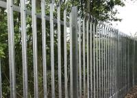 China 2.4m Galvanized PVC Coated Green Tubular Steel Fencing Palisade 65*2.5mm for sale