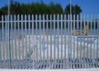 China W / D Type Galvanized Steel Palisade Fencing 2.5*2.75m for sale
