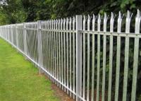 China W / D Type Galvanized Steel Palisade Fencing 2.5*2.75m for sale