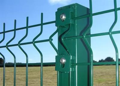 China Galvanized 3D Curved V Bending Welded Wire Mesh Triangle Fence For Security for sale