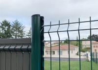 China Iron Wire Fence V Mesh Triangle Bending Fence For Highway / Yard 1.8*2.4m for sale