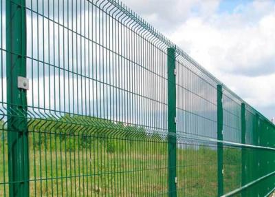 China Powder Coated 3D Fence Panel Triangle Bending Fence For Construction Site for sale