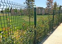 China PVC Coated Welded Wire Mesh Fencing With Triangle V Shape RAL6005 for sale
