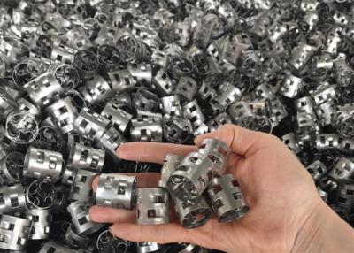 China SS304 Tower Packing For Absorption Columns Pall Ring 25*25*0.3mm for sale