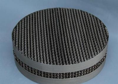 China 500X Metal Wire Mesh Structured Packing For Distillation And Absorption Towers for sale