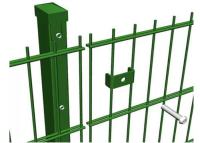 China Hot Dipped Galvanized Double Loop Wire Fencing For Gardens 55*100mm Mesh Hole for sale