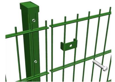 China Hot Dipped Galvanized Double Loop Wire Fencing For Gardens 55*100mm Mesh Hole for sale