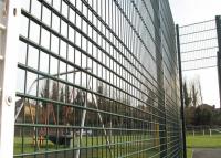 China Galvanized / PVC Coated Black Color Double Loop Wire Fence For Protection for sale