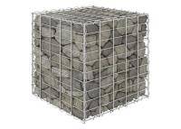 China Galvanized / Powder Coated Box Gabion Flood Protection 2*1*1m for sale