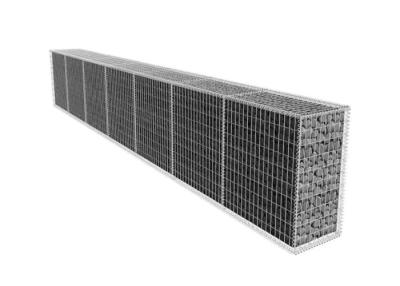 China PVC Coated / Galvanized Gabion Box Iron Wire For Flood Protection 80*100mm*2.8mm for sale