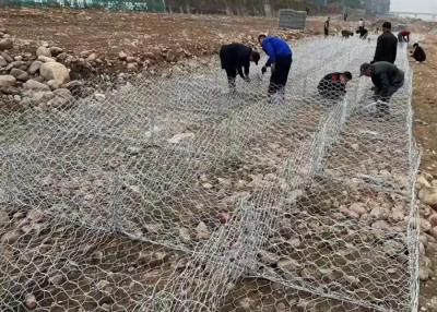 China Powder Coated / Galvanized Gabion Basket For Control Of Water 1*1*2m for sale