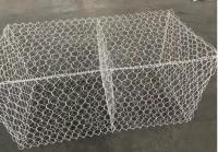 China Low Carbon Steel HDG Gabion Baskets 100*120mm For Boudary Line for sale