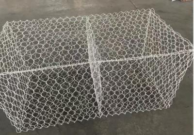 China Low Carbon Steel HDG Gabion Baskets 100*120mm For Boudary Line for sale