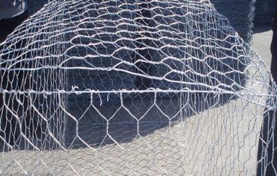 China Galfan Coated Gabion Mattress For River Bank Protection 80*100mm for sale
