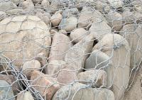 China Hexagonal Gabion Wire Mesh  For Bridge Protection 1*2*0.5m 80*100mm for sale