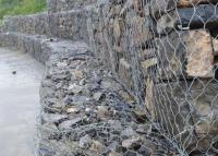 China Hot Dip Galvanized Stone Cage Gabion Box 60*80mm For Retaining Wall for sale