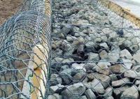 China ASTM A974 HDG Gabion Wire Mesh 80 X 100 Mm For Bridge Protection for sale