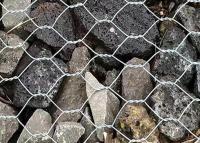 China Galvanized  Gabion Wire Baskets 60*80mm For Preventing of Rock Breaking for sale