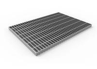 China Roof Safety Walkway Aluminum Steel Grating Walkway For Stairs for sale
