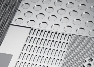 China Powder Coated Perforated Mesh in Low Carbon Steel for Building Stairs for sale