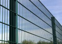 China Low Carbon Steel PVC Coated Twin Wire Fence For Private Residences for sale