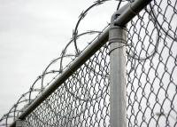 China Stainless Steel Razor Barbed Wire 450mm Coil Anti Climb Security for sale