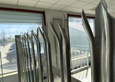 China Hot-Dip Galvanized Steel Palisade Fencing for High-Security Perimeter for sale