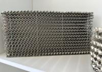 China Silver Metal Structured Packing Low Pressure Drop For Distillation Towers for sale