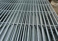 China 358 Anti Cut Security Fence Panel 2.4m x 3.0m Galvanized Steel Mesh for sale