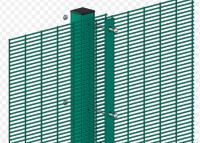 China Galvanized Powder Coated Welded 358 Security Fencing 1.8m / 2.4m Heigh for sale