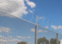 China 8 Gauge Clear View Anti Climb 358 Security Fence For Airport 2.4m x 2.5m for sale