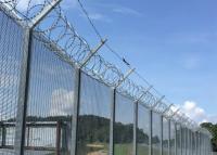 China 3D Curved Hot Dip Galvanized 358 Security Fencing For Schools / Parks 4.0mm for sale