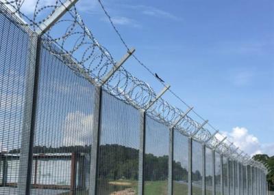 China 358 Security Fencing Anti-Climb Anti-Cut Galvanized Steel Panels for sale
