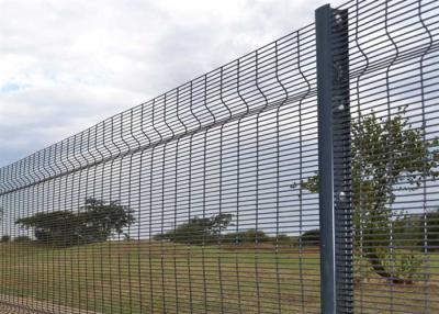 China Green Powder Coated 358 Anti Climbing Fencing For Factory 4.0mm*76.2*12.7mm for sale