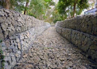 China Hot Dipped Galvanized Gabion Wire Mesh With Mesh Hole 80x100mm for sale