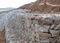 China 3mx1mx1m Galfan Gabion Wire Mesh  60x80mm For Flood Coastal Defense Projects for sale