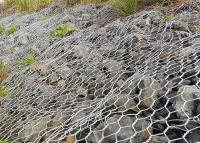 China 0.5mx0.5mx1m 4mm PVC Coated Gabion Mesh Anti Rust For Riverbank Protection Landscaping for sale