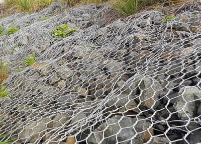 China 0.5mx0.5mx1m 4mm PVC Coated Gabion Mesh Anti Rust For Riverbank Protection Landscaping for sale