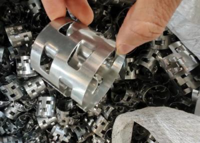 China SS316 Pall Ring Metal Random Packing for Gas Scrubbing Towers 50*50*0.5mm for sale