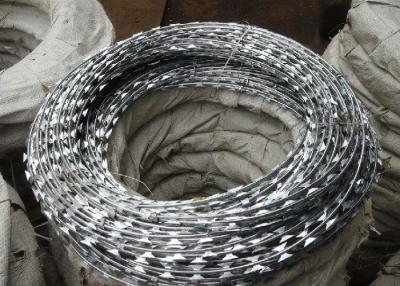 China Corrosion Resistant Razor Wire for Effective and Secure Perimeter Protection for sale