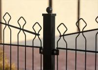 China Corrosion-Proof Double Horizontal Wire Guardrail for Scenic Spot Trail Protection for sale