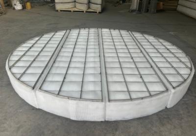 China PP Knited Wire Mesh Demister Pad SS304 Frame for SO2 Wet Scrubber 3000mm for sale