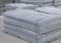 China Galvanized  Gabion Box Stone Cage for River Protection 2*1*1m for sale