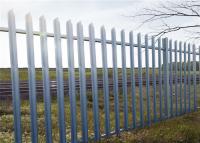 China Green PVC Coated Palisade Security Fence 2.0-3.0mm Thick 4-9ft Height Customizable for Schools and Universities for sale