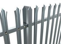 China Green PVC Coated Palisade Security Fence 2.0-3.0mm Thick 4-9ft Height Customizable for Schools and Universities for sale