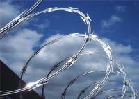 China Hot Galvanized Razor Barbed Wire BTO-22 - 0.5mm Thickness 2.5mm Wire Diameter High Security Fencing for sale