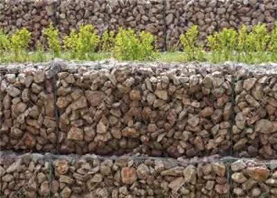 China High Tensile Strength Gabion Box 60x80mm with 380-500N/mm² Strength for Retaining Walls for sale