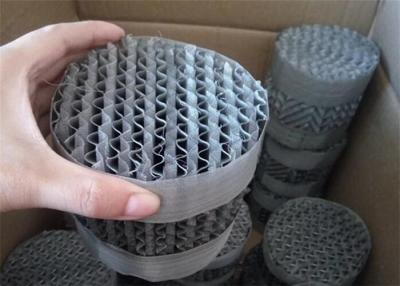 China Aluminum Metal Structured Packing 250AX-700CY with 250-700 m²/m³ Surface Area for Industrial Absorption Systems for sale