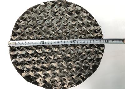 China Metal Structured Packing Filler 0.4-0.5mm Hole Corrosion Resistant for Petrochemical Applications 125-700 m²/m³ for sale
