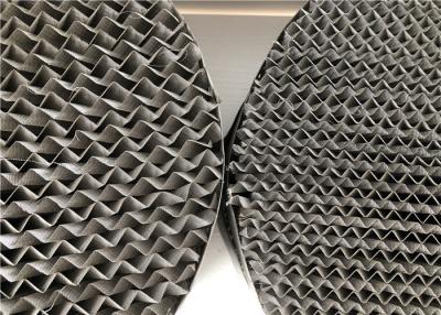 China Corrugated Metal Structured Packing Perforated Plate Large Surface Area for sale